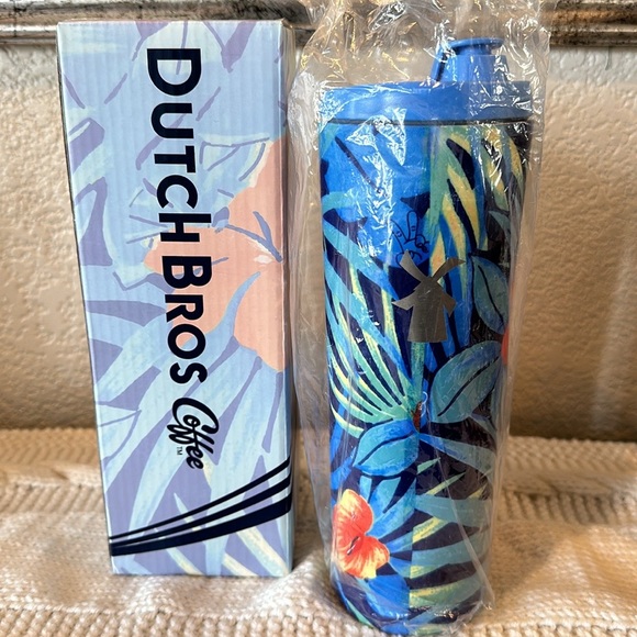 Dutch Bros | Dining | Dutch Bros Flight Floral Tropical Hibiscus Flower ...